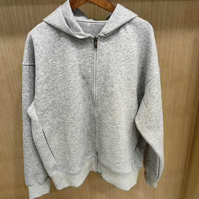 男装连帽拉链运动开衫/长袖卫衣