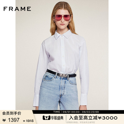 FRAME女士经典宽松半裤牛仔短裤 TIMELESS SHORT