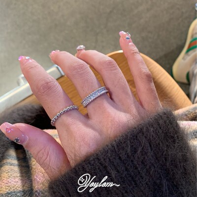 yeylem|满珠素戒·发财珠素珠戒指清冷风出游穿搭925银戒指