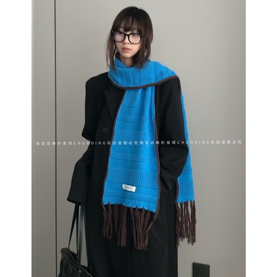 出日韩！好高级的古着感围巾