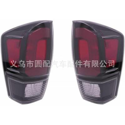 跨境亚马逊适用于丰田TACOMA 2020 款尾灯白罩喷黑漆黑框汽配灯具