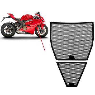 适用Ducati Streetfighter V4/S 20-21R年水箱网散热器护罩保护网