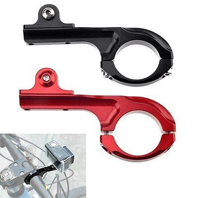 gopro管夹Hero7/6/5/4自行车支架单车夹 摩托车固定架铝合金