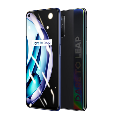适用realmeQ3钢化膜真我Q3Pro高清手机膜玻璃realme Q3T保护贴膜OPPO全屏覆盖3Q抗蓝光Q3S/i高清防指纹por莫
