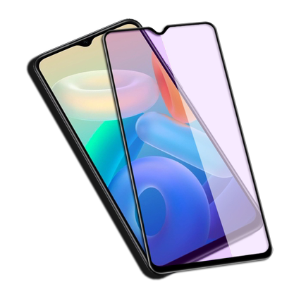 适用vivoY76s/Y74s/5G黑边钢化膜