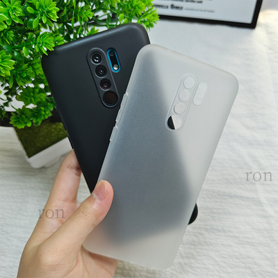 经典纯色适用红米9手机壳小米redmi9新款硅胶保护套镜头全包防摔男女网红M2004J19C九送钢化膜外壳老人red米