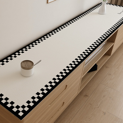 电视柜桌垫台面保护垫轻奢高级感桌面玄关鞋柜垫餐边柜垫茶桌垫布