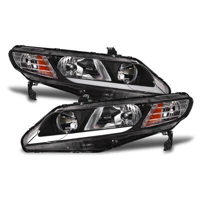 适用于思域HONDACIVIC2006-2011HEADLIGHTJDM美标LED日行