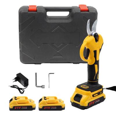 21V 电动修剪剪刀修剪剪子花园修剪器 Secateur 分支切割工具充电