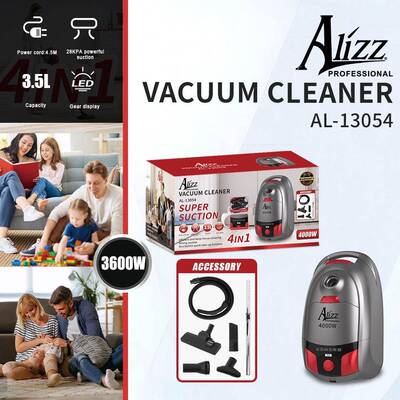 外贸Alizz13054吸尘器家用4.5米有线吸尘器3.5L Vacuum Cleaner