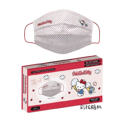 可爱香港口罩kitty口罩成人melody动漫卡通最新款大眼娃帕恰狗