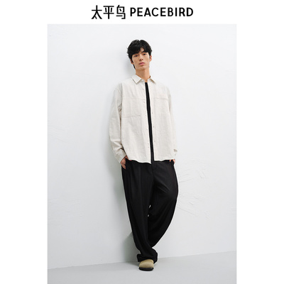 太平鸟男士简约时尚衬衫B2CHF2199