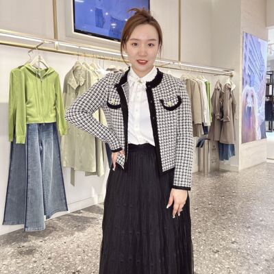 诗凡黎 女士优雅时尚毛针织衫3EA632251