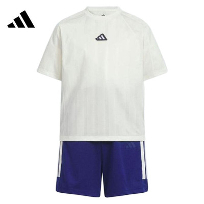 adidas kids阿迪达斯男大童JB TEE SET短袖运动套服KA1020