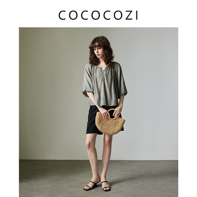 COCOCOZI衬衫上衣女