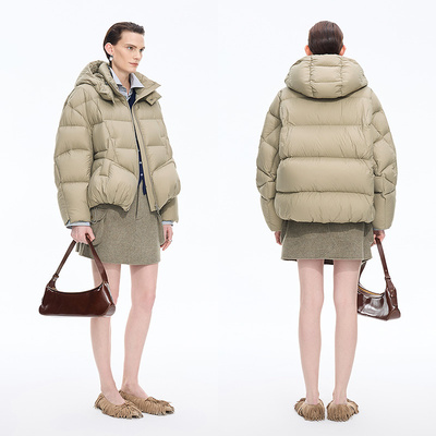 JNBY/江南布衣 羽绒服连帽宽松长袖5PAC10140