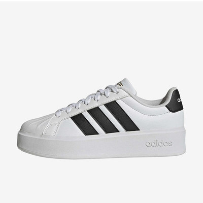 adidas neo 贝壳头女鞋复古增高休闲秋冬经典板鞋KJ3855KJ3856