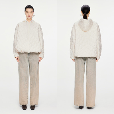 JNBY/江南布衣秋冬羽绒服轻盈保暖休闲宽松连帽长袖5O9C13891