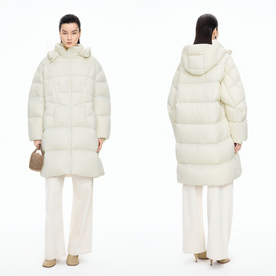 JNBY/江南布衣羽绒服A型宽松长款5PAC10680
