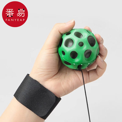 弹力球/手腕A1pq808-户外运动带绳手抛回弹球儿童甩球手眼协蹦蹦