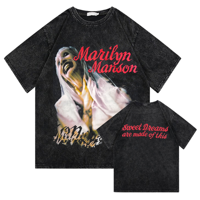 双面短袖MarilynManson长袖同款