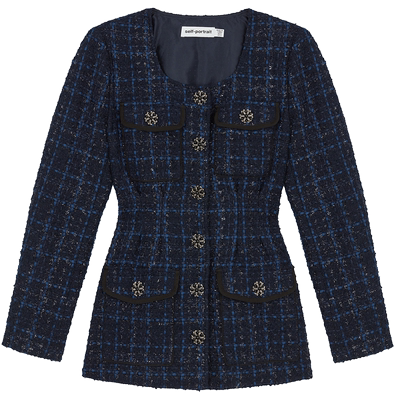 秋冬夹克外套Self-Portrait复古