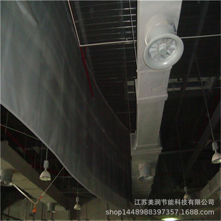 厂家供应卷帘门硅胶布挡烟垂壁复合材料耐温布料