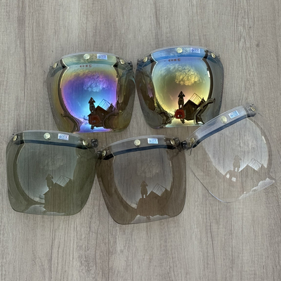 台湾evo头盔泡泡W镜片防晒挡风