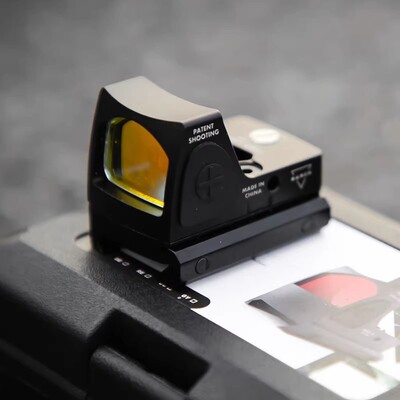 金属光学红点RMR非全息20MM卡槽高透光高精准发射器弹弓玩具配件