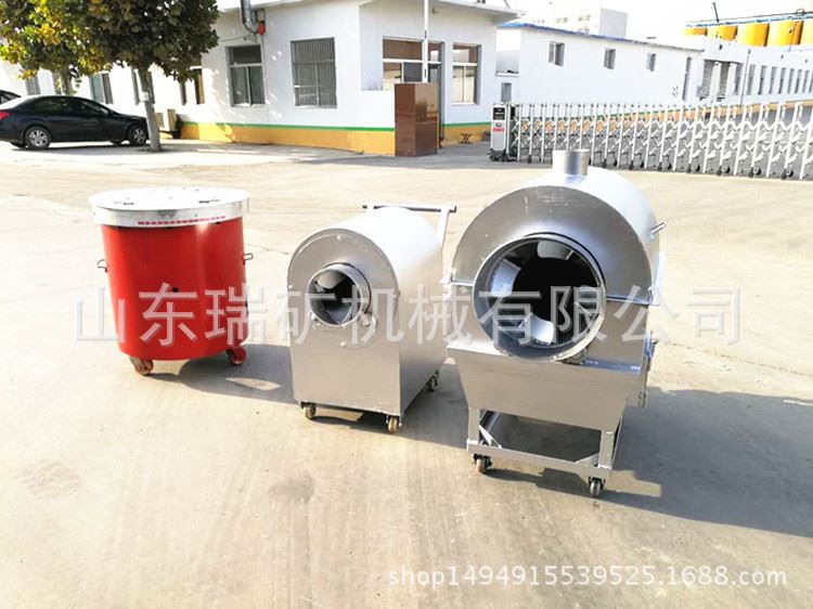 小型滚筒炒锅 大型滚筒炒货机 花生栗子炒货机