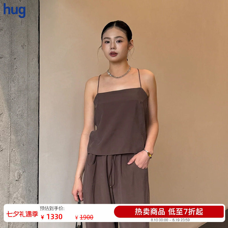 【SAMUEL Gui YANG】hug 2026新款吊带系带抹胸上衣