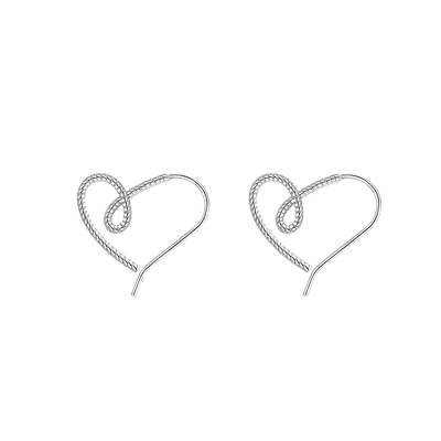 爱心耳钉气质高级感气质女