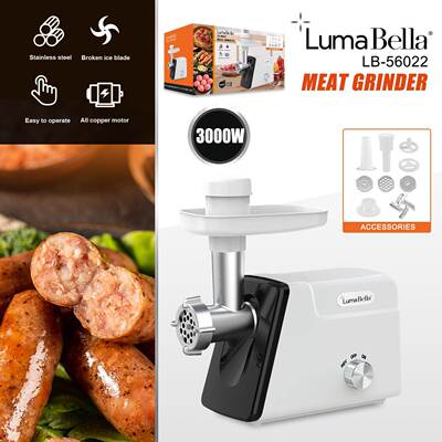 出口LumaBella56022绞肉机家用台式灌肠机碎菜碎肉搅拌机香肠机