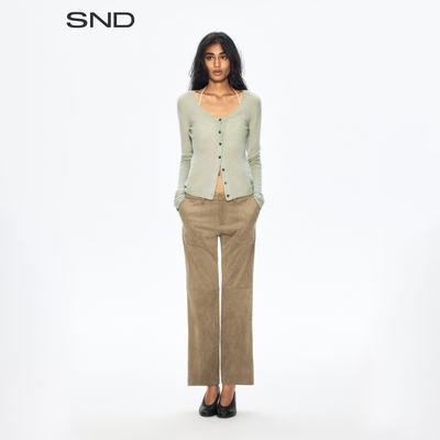 AW26率性直筒8分裤女款