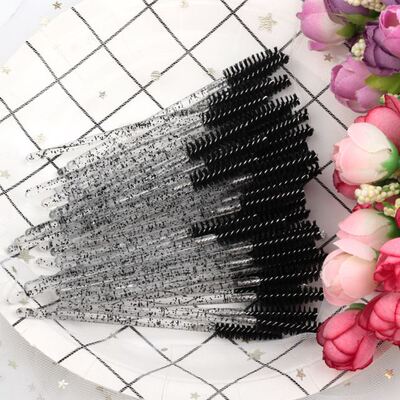 New 50Pcs Eyelash Brushes Makeup Brushes Disposable 睫毛刷
