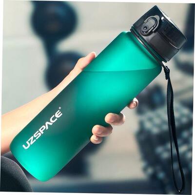 New 500/800/1000ml Sports Water Bottle BPA Free Portable Lea
