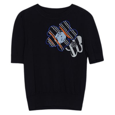 谜底复古文艺圆领套头针