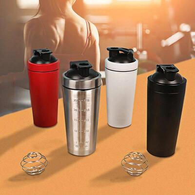 Stainless steel Shaker Bottle Portable protein powder shaker