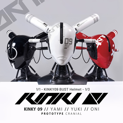 『现货不包邮』Daytoner设计师高端艺术手办KINKY 09 原型版 头盔