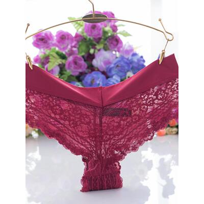 Sexy lace underwear thong transparent female underwear女内裤
