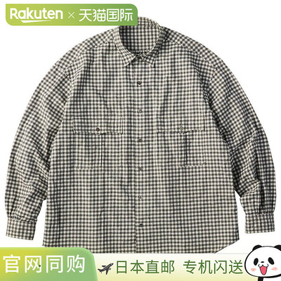 日本直邮PORTER 经典卷边法兰绒格纹衬衫