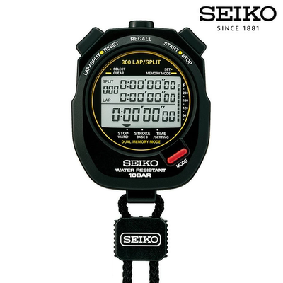 SEIKO/精工 STOPWATCH秒表游泳训练跑步计时表SVAS009