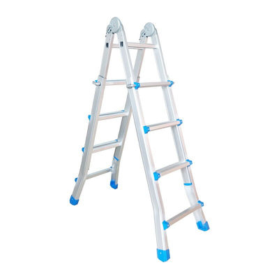 兴航发XHF404铝合金小巨人多功能梯子4步1.9m人字梯3.98m直梯加厚