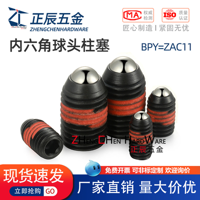 BPY球头柱塞玻珠螺丝超轻载ZC