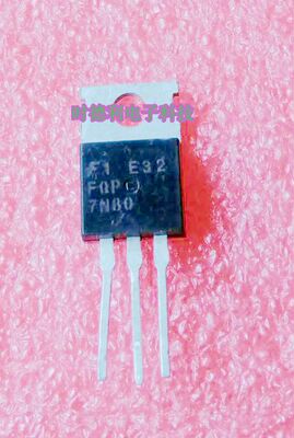 原装拆机三极管FQP7N80C 7N80 N沟道场效应三极管7A800V直插TO220