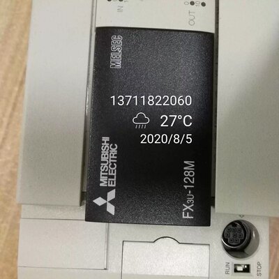 议价PLC 控制器 FX3U-128MR FX3U-128MR/ES-A 9成新 包好