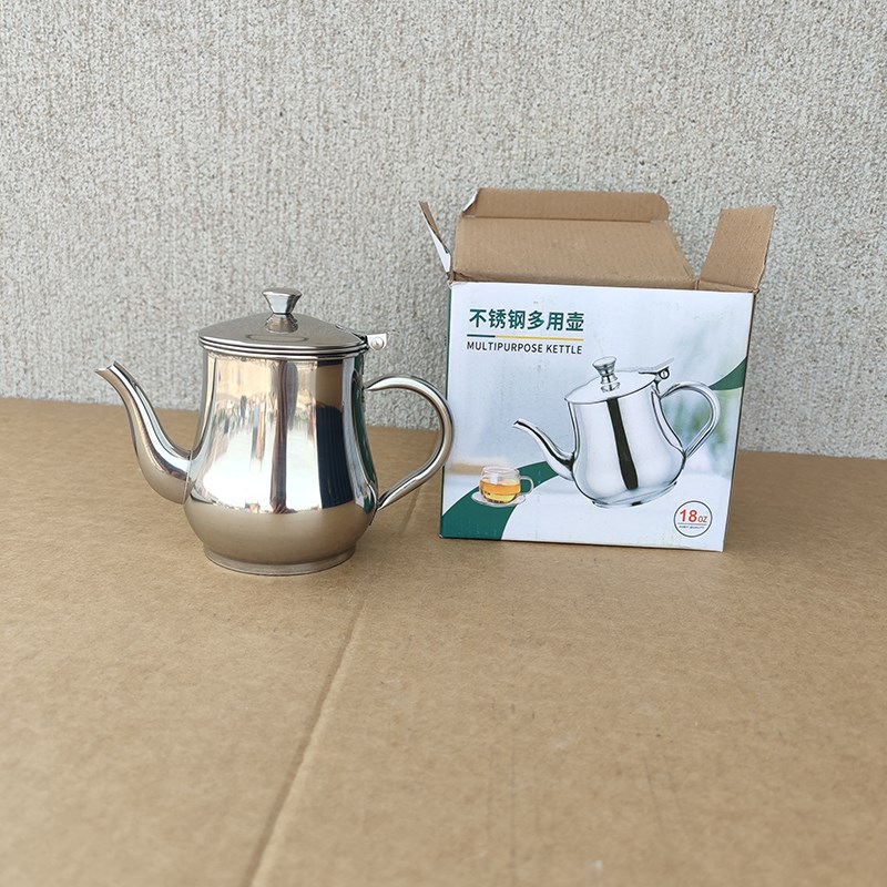不锈钢多用油壶酱油醋调料壶带过滤网油瓶商用茶壶水Y壶饭店泡水