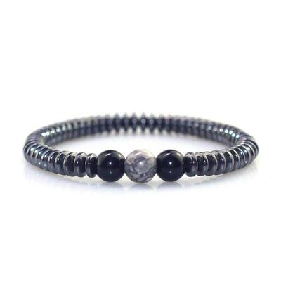 Charm Beaded Bracelet Relieve Arthritis Pain Hematite