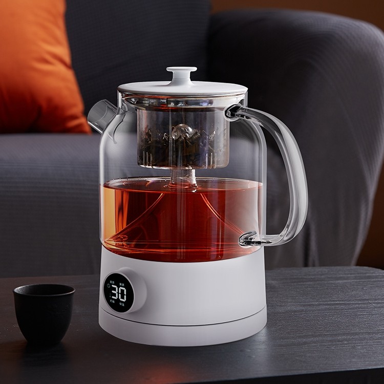 帕米煮茶养生壶家用全自动蒸茶煮茶器加厚煮花茶壶黑茶保温玻璃壶_虎窝淘