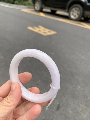 55-12.5-8.7缅甸纯天然A货翡翠淡淡粉淡淡紫细腻证书359保真